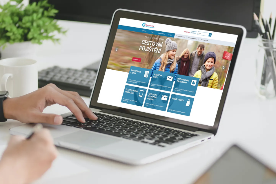 Website for ČPZP: Better security than MI6 | Dactyl Group | DactylGroup