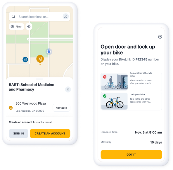 BikeLink: A Mobile App for Electronic Bicycle Parking | Dactyl Group ...